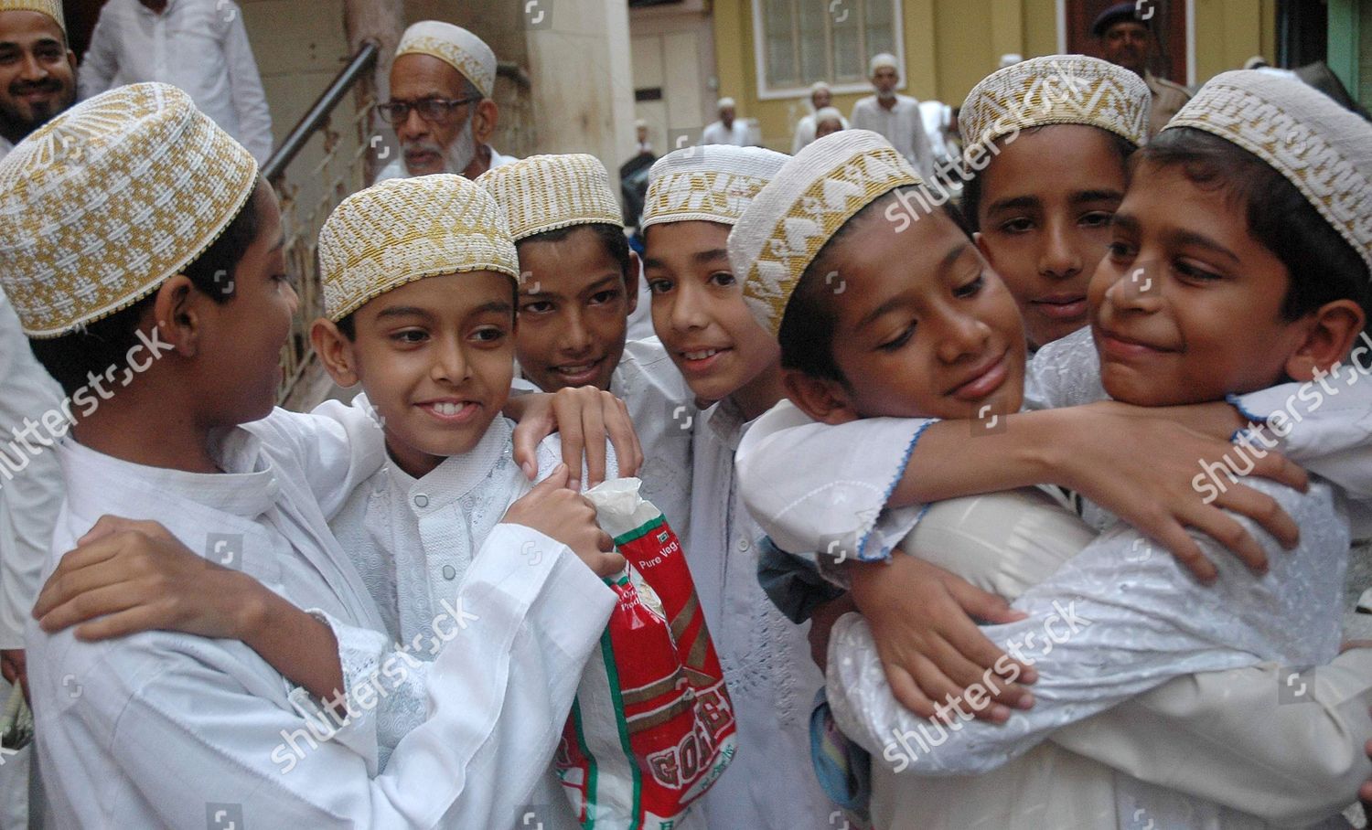 Indian Muslim Children Dawoodi Bohra Community Editorial Stock Photo ...