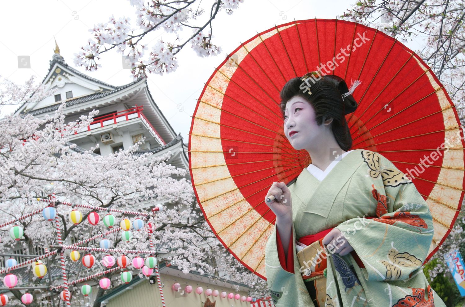Japanese Geisha Named Hotaru Meaning Firefly Editorial Stock Photo ...