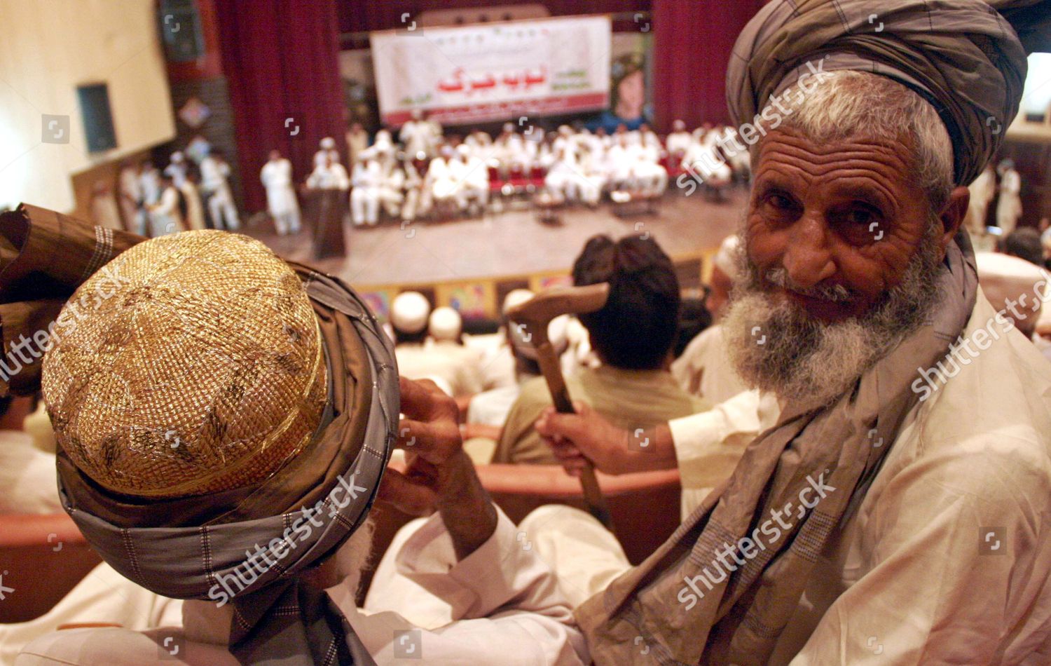 Pakistani Tribal Elders Attend Jirgah Century Editorial Stock Photo ...