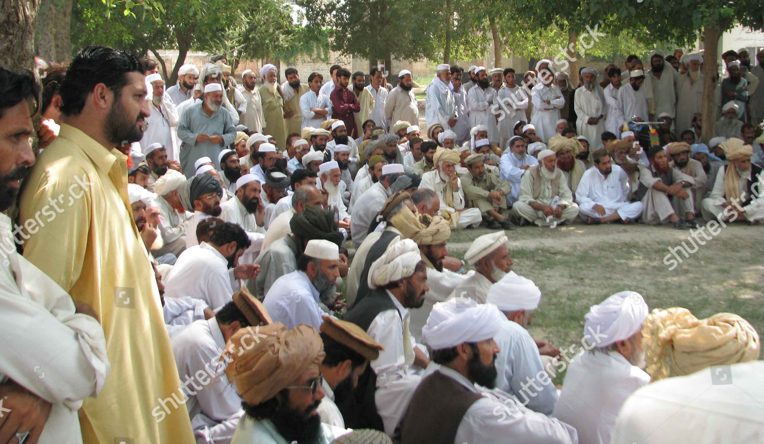 Elders Mehsud Tribe Attend Jirga Centuries Editorial Stock Photo ...