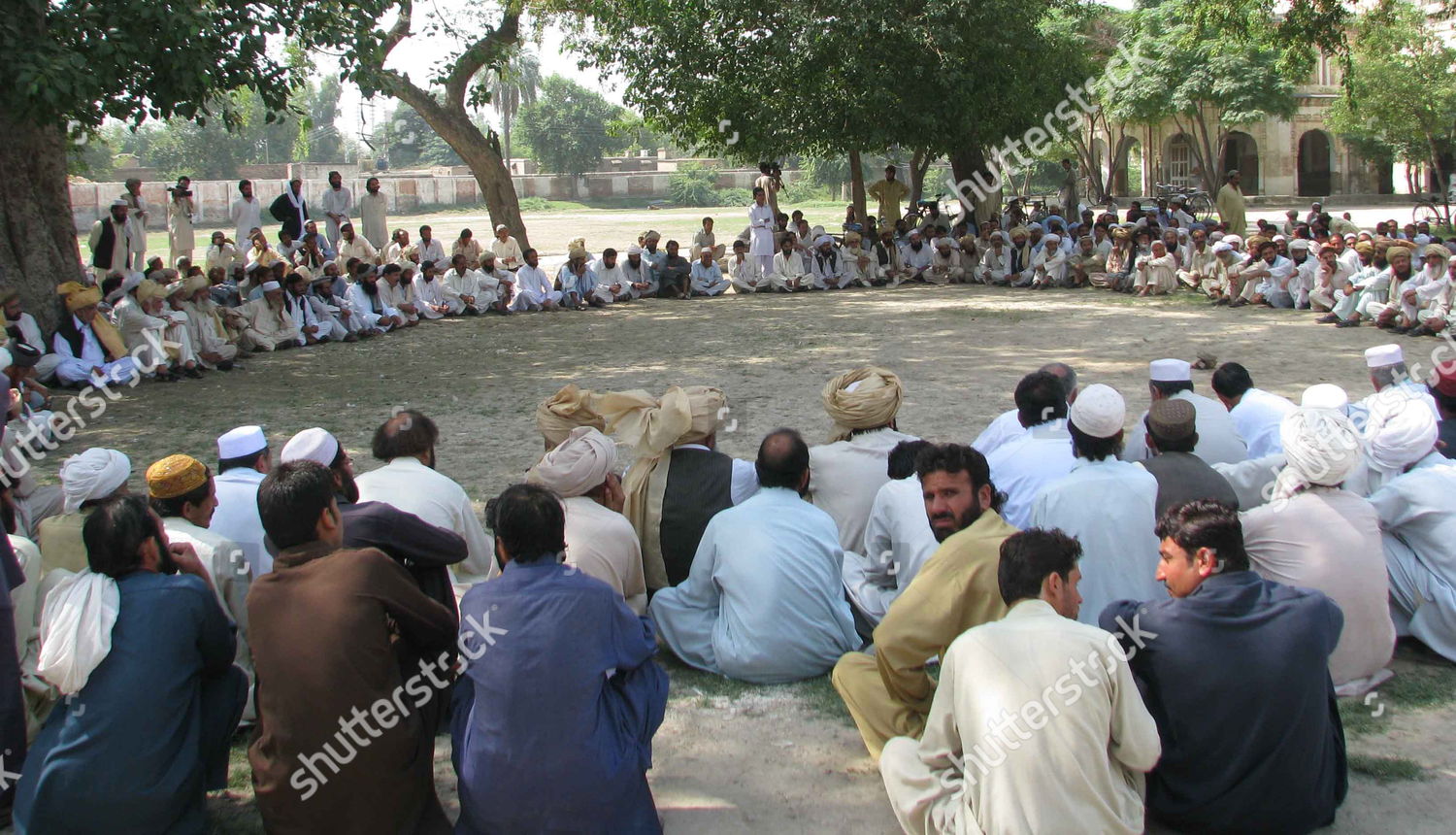 Elders Mehsud Tribe Attend Jirga Centuries Editorial Stock Photo ...