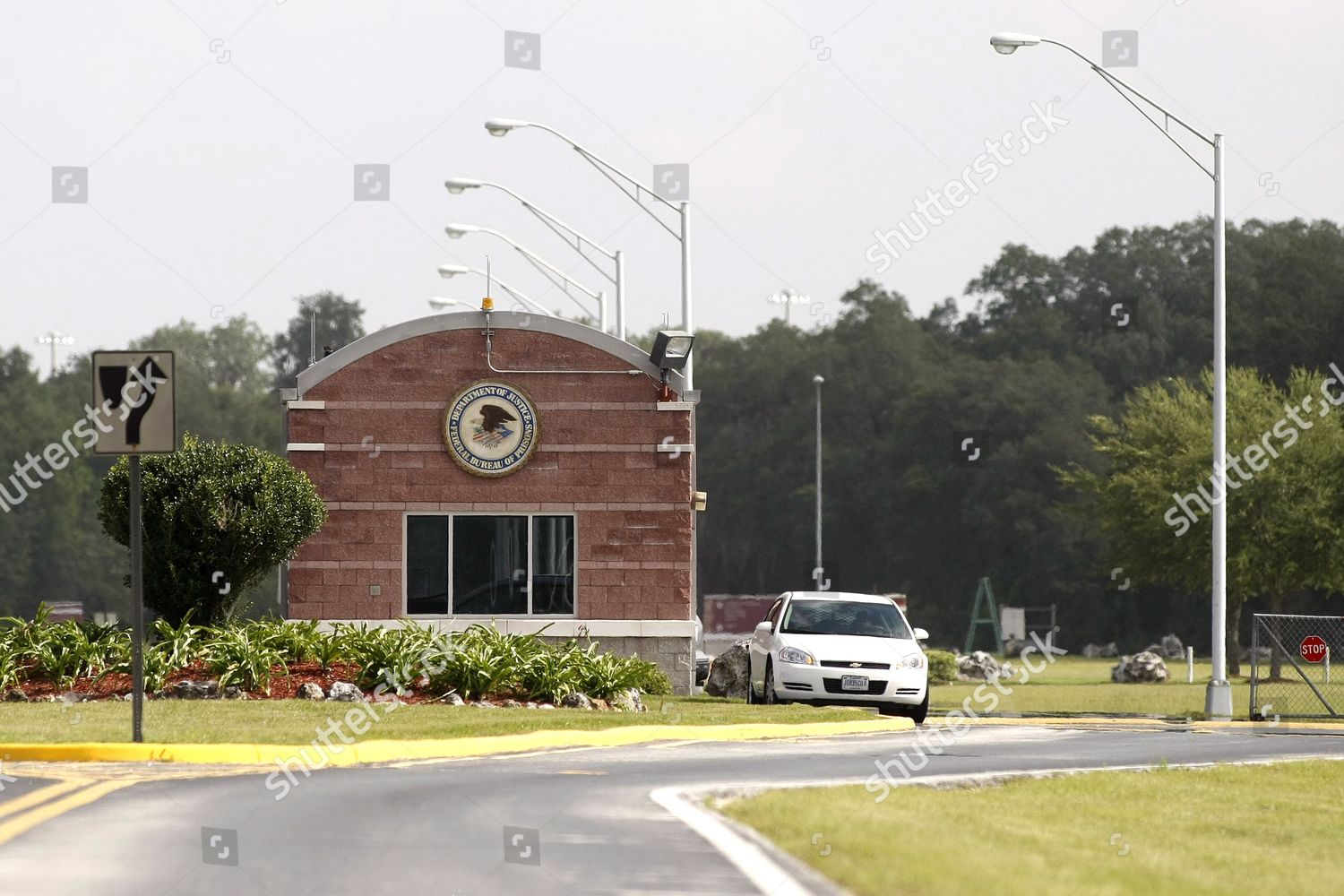 View Front Gates Coleman Federal Correctional Editorial Stock Photo ...
