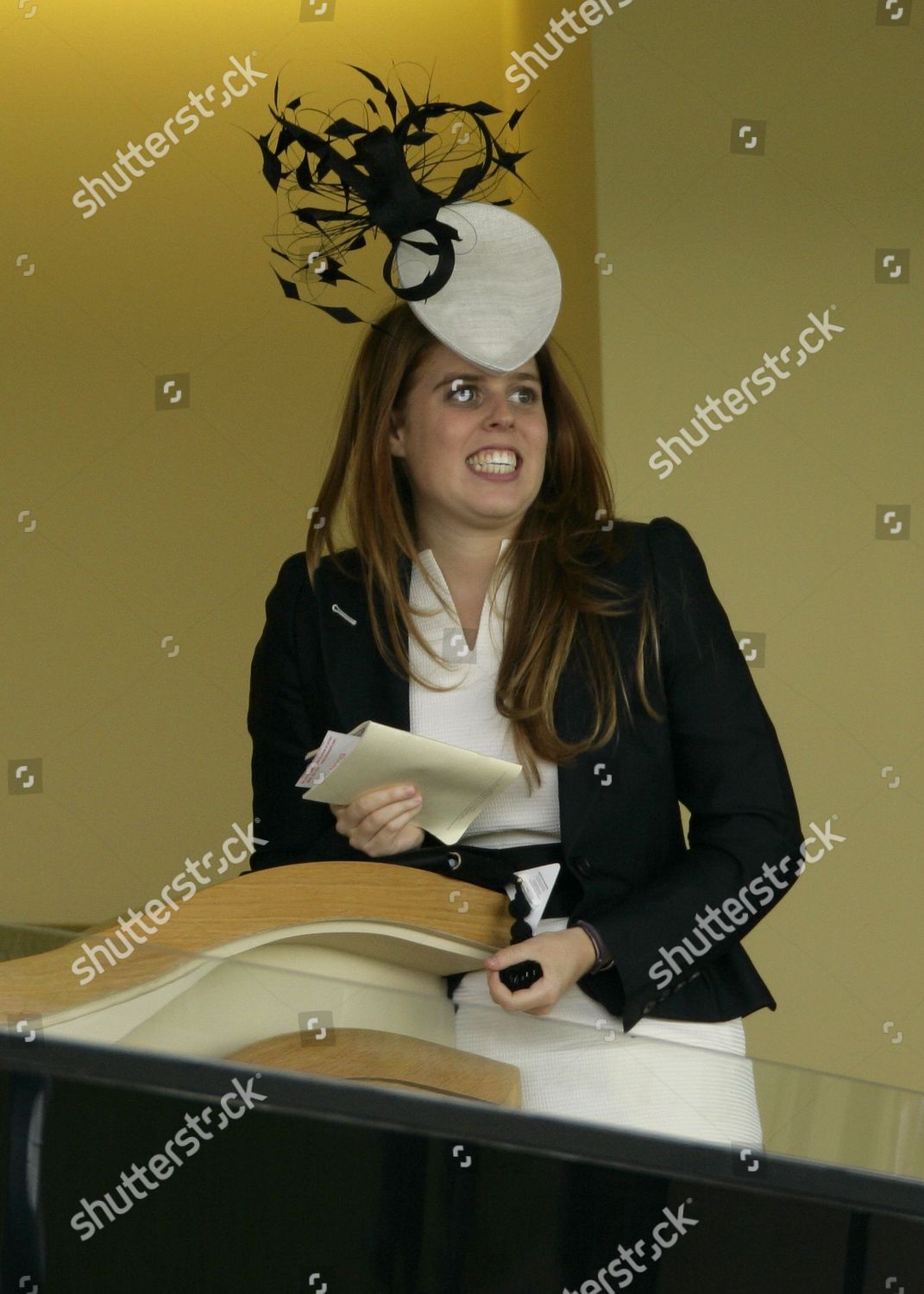 Princess Beatrice Watching Racing Royal Box Editorial Stock Photo ...