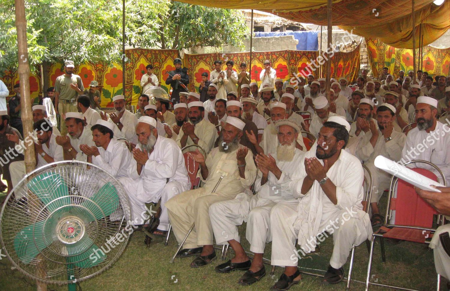 Pakistani Salarzi Tribal Elders Pray Peace Editorial Stock Photo ...