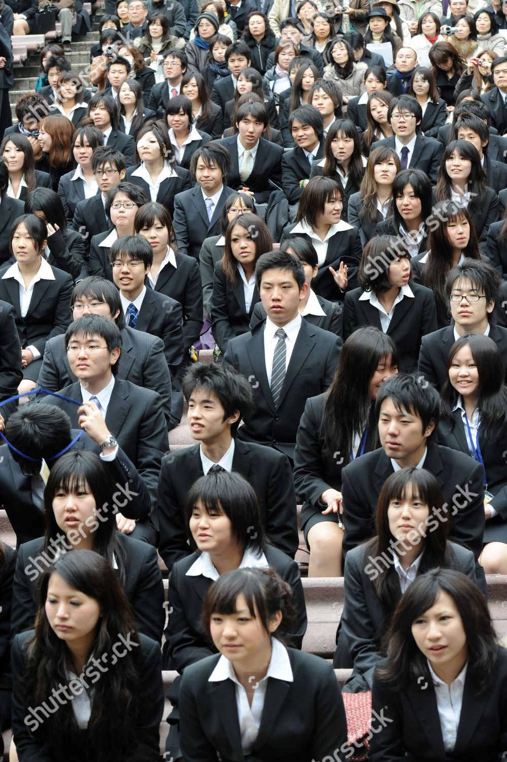 Soon Graduate Japanese Young People Attend Editorial Stock Photo ...