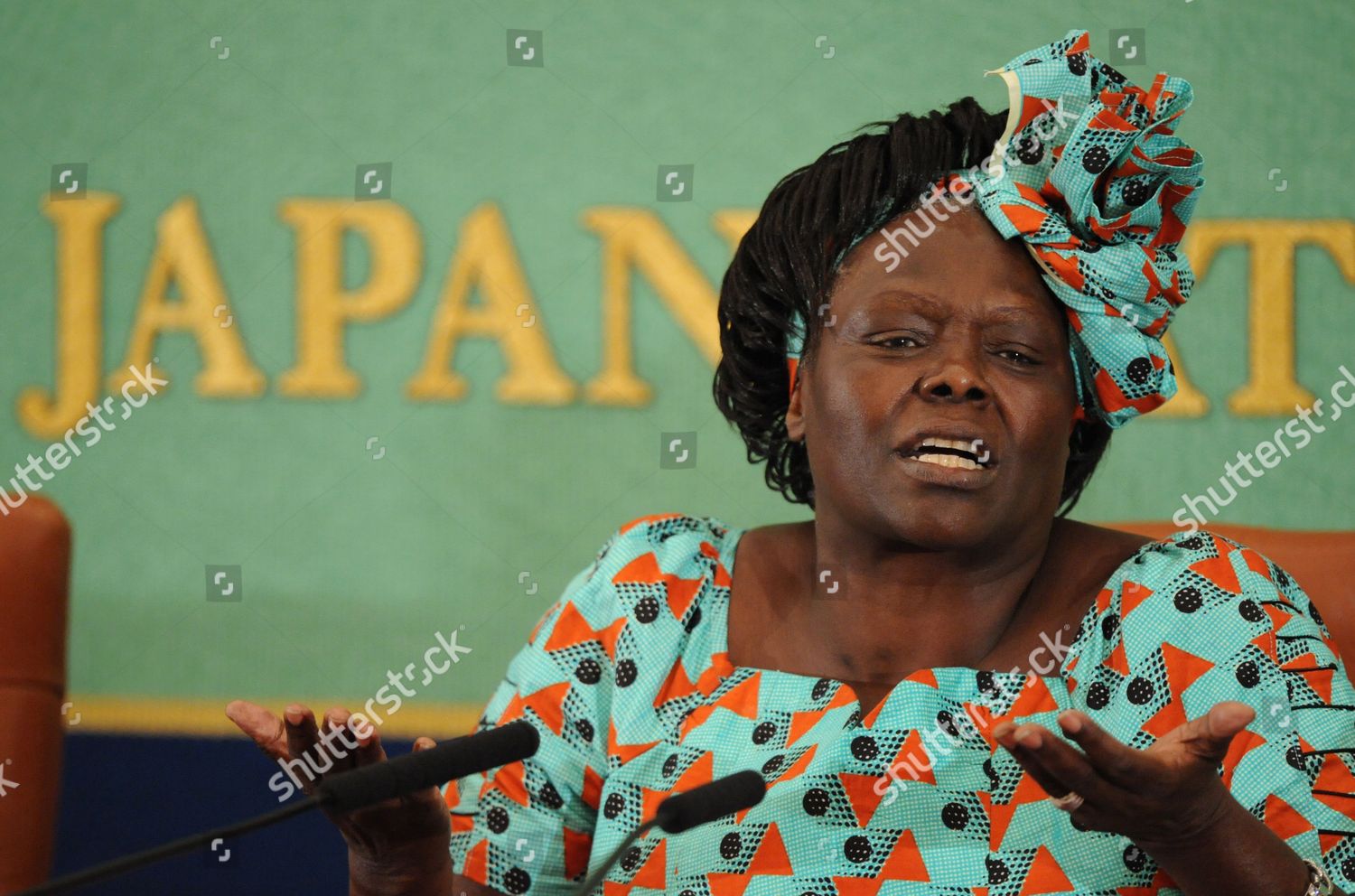Wangari Muta Maathai Kenyan Born Nobel Editorial Stock Photo - Stock ...