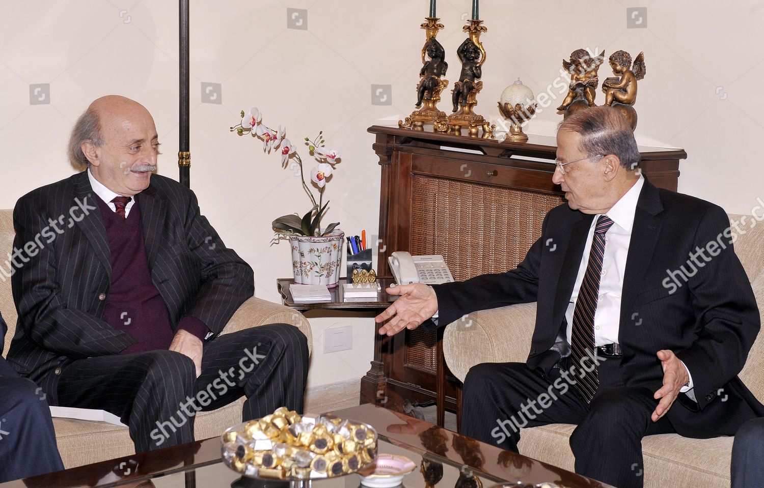 Lebanese Progressive Socialist Party Psp Leader Editorial Stock Photo ...