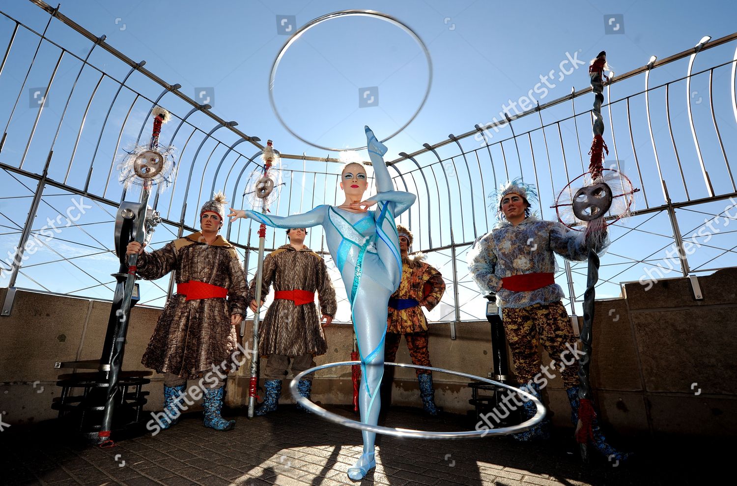 Elena Lev C Hoops Performer Cirque Editorial Stock Photo - Stock Image ...