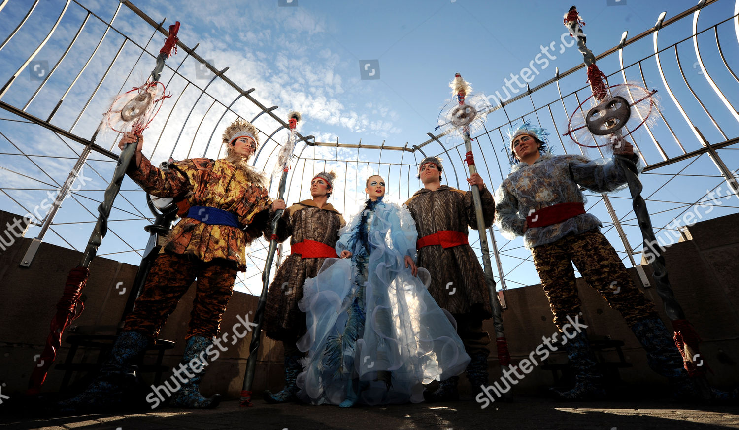 Elena Lev C Hoops Performer Cirque Editorial Stock Photo - Stock Image ...