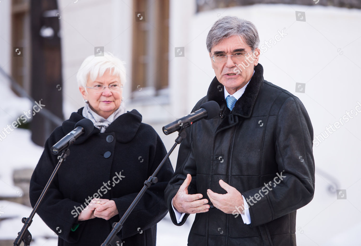 Gerda Hasselfeldt Joe Kaeser Editorial Stock Photo - Stock Image ...