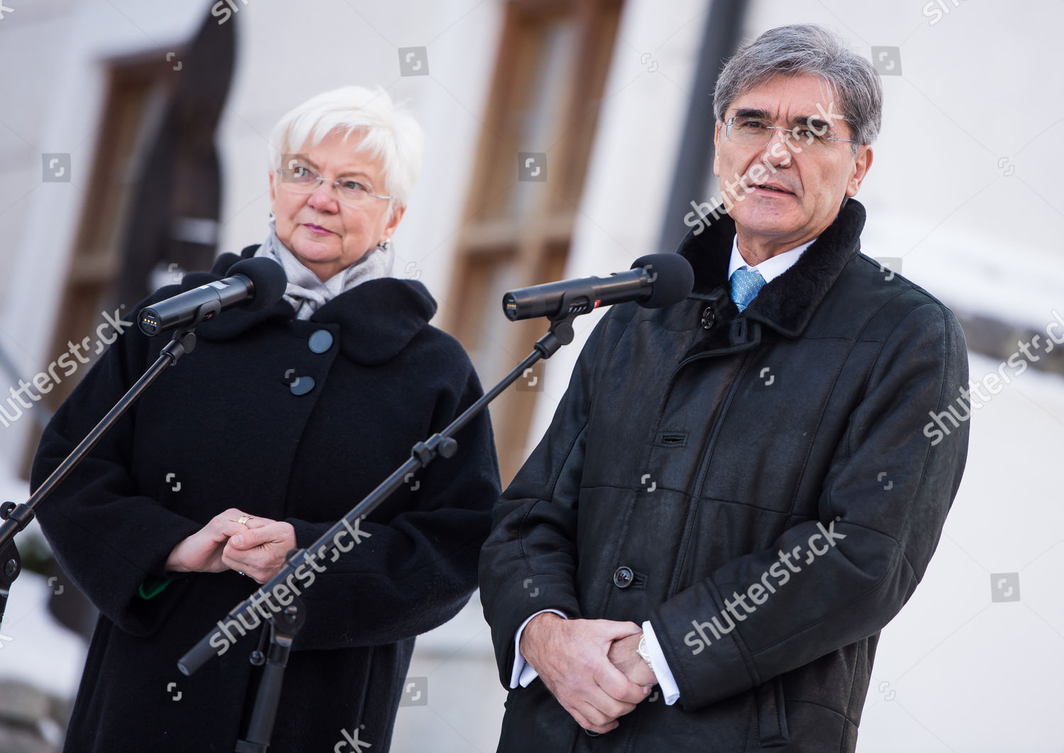 Gerda Hasselfeldt Joe Kaeser Editorial Stock Photo - Stock Image ...