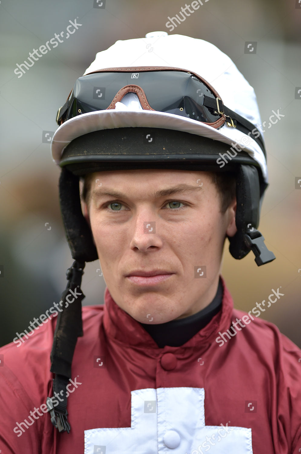 Lee Edwards Jockey Sandown Park Racecourse Editorial Stock Photo ...