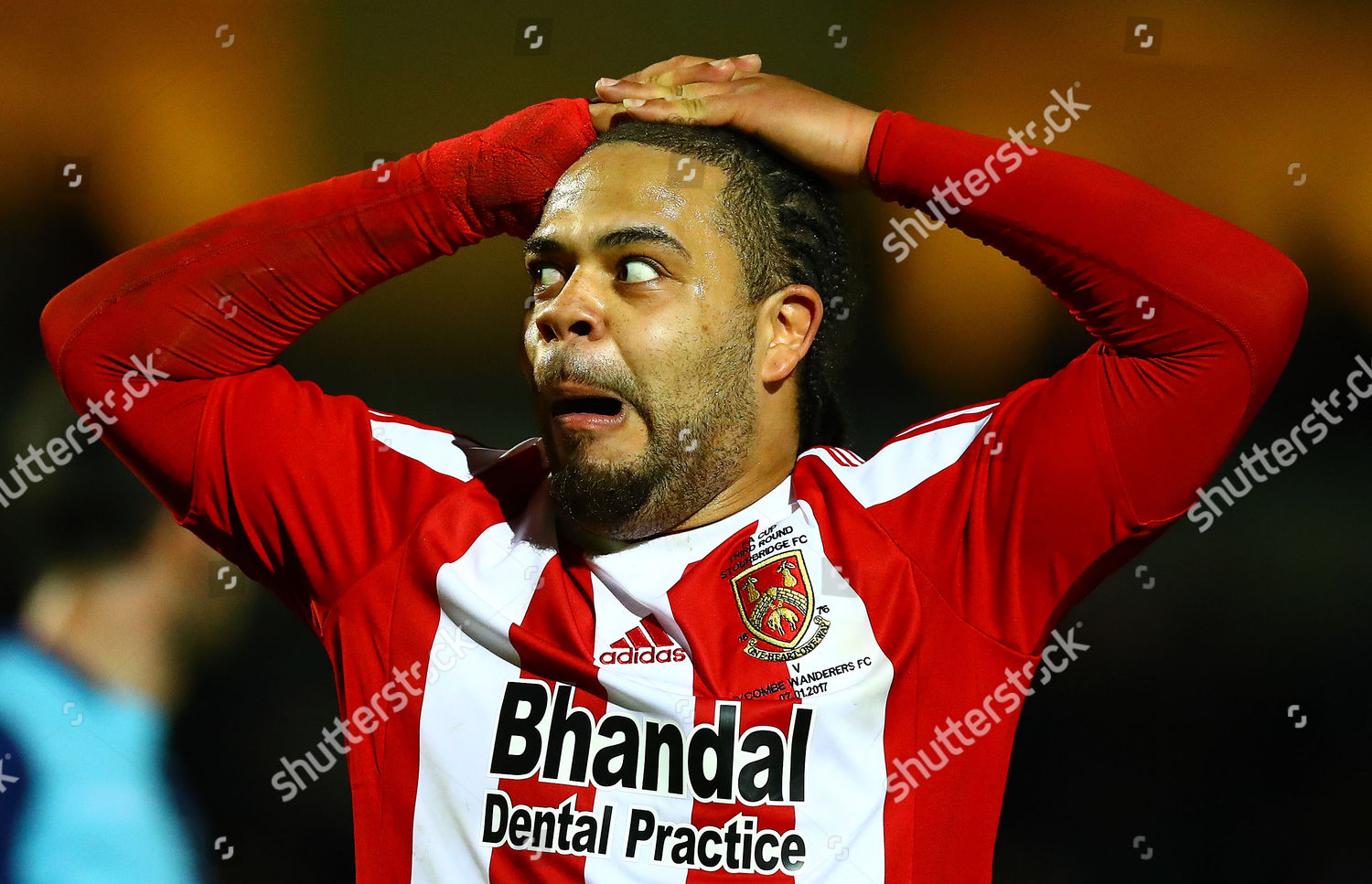 Luke Benbow Stourbridge Shows Look Dejection Editorial Stock Photo ...