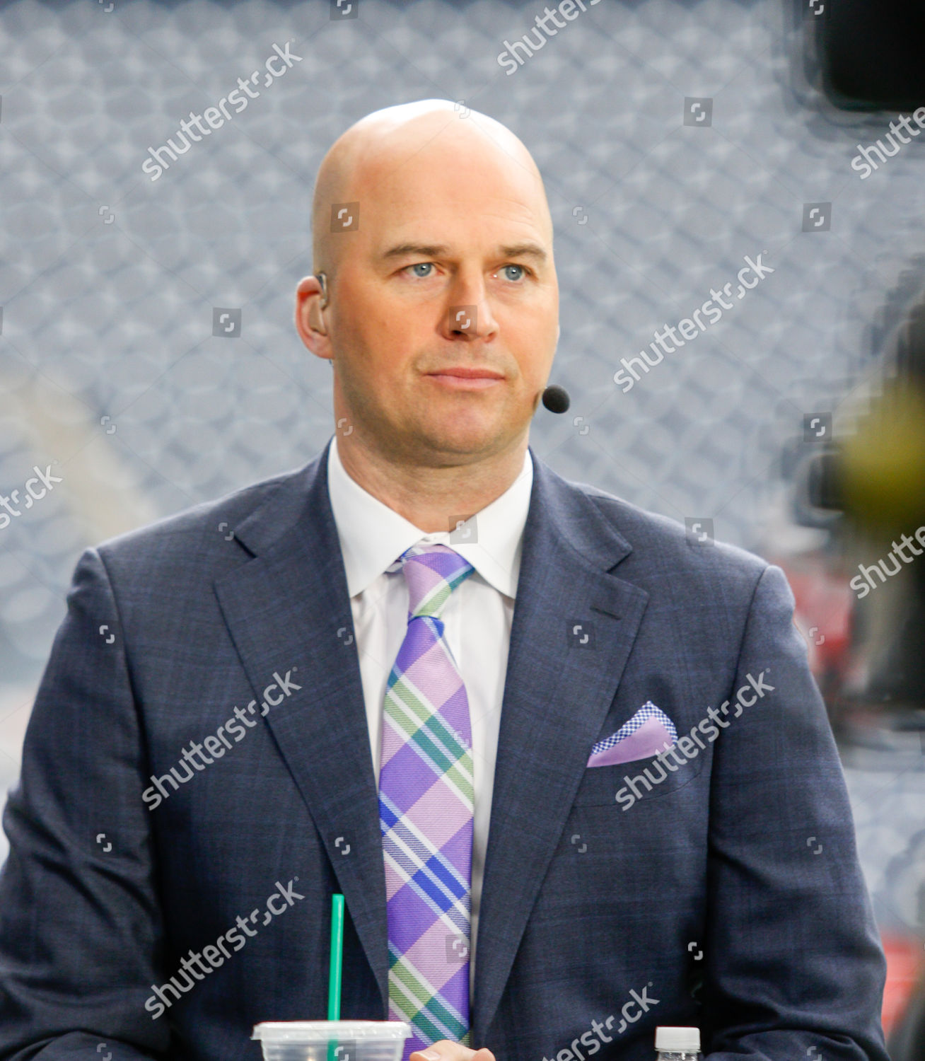 Espn Nfl Countdown Reporter Matt Hasselbeck Editorial Stock Photo ...