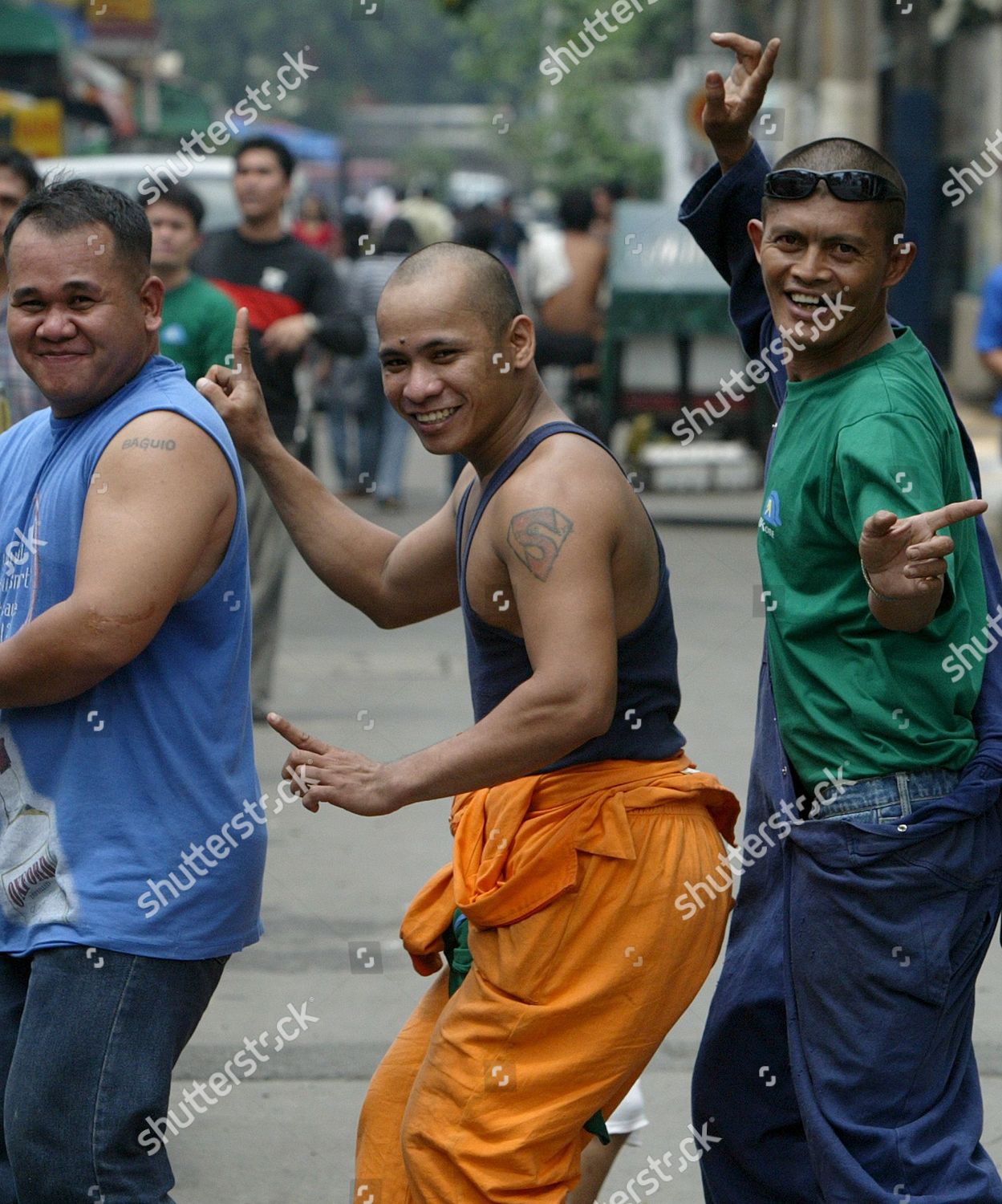 Filipino Labour Workers Strut Papaya Dance Editorial Stock Photo ...