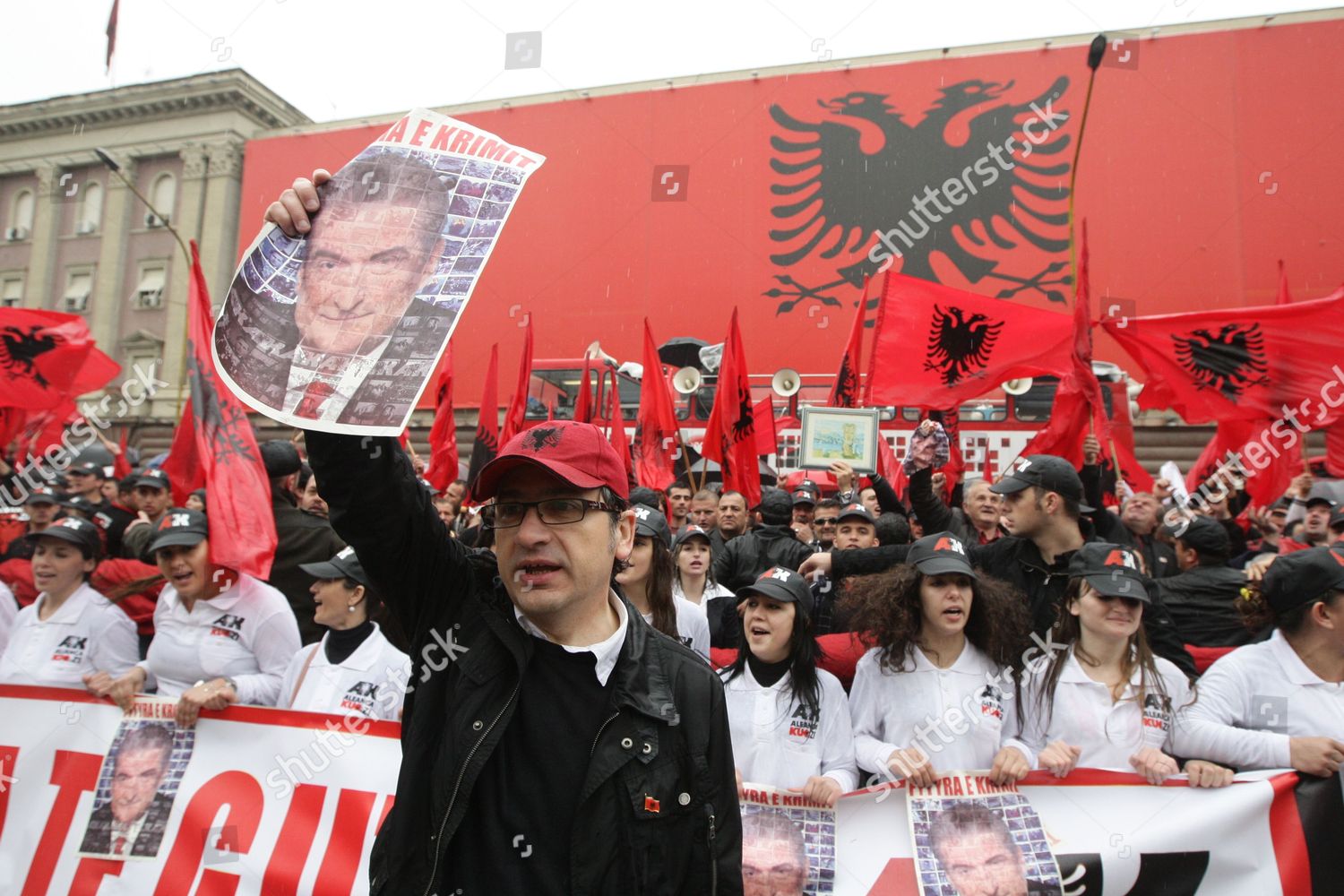 Kreshnik Spahiu Leader Albanian Centerright Red Editorial Stock Photo ...