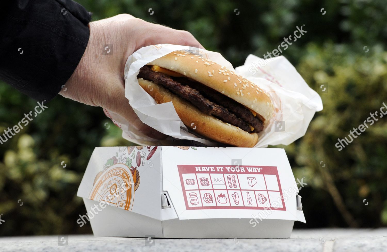 Classic Beef Burger Fast Food Chain Editorial Stock Photo - Stock Image ...
