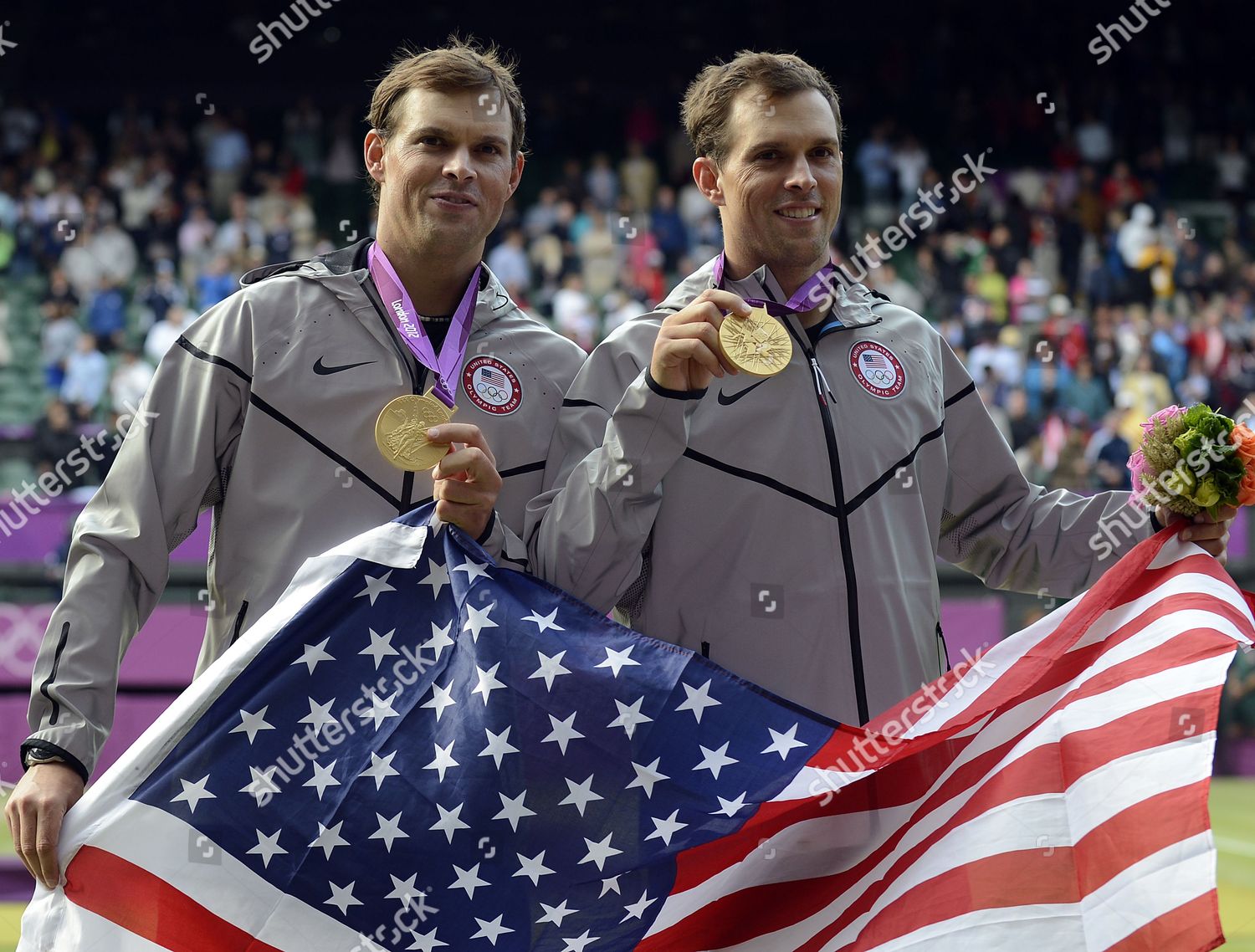 Mike Bryan Bob Bryan Usa Pose Editorial Stock Photo - Stock Image ...