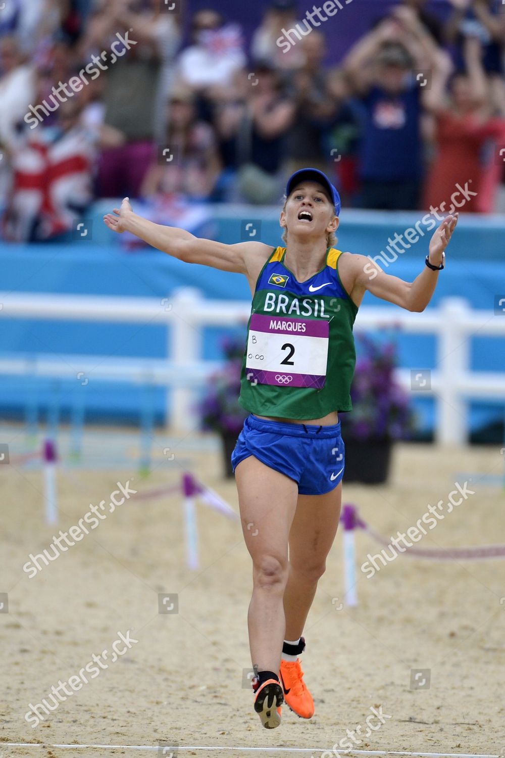 Yane Marques Brazil Reacts She Crosses Editorial Stock Photo - Stock ...