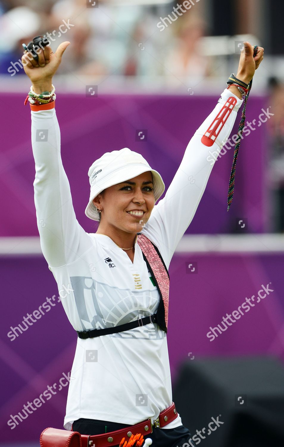 Aida Roman Mexico Celebrates While Competing Editorial Stock Photo ...