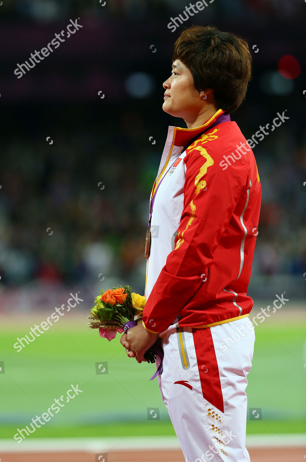 Yanfeng Li China Her Bronze Medal Editorial Stock Photo - Stock Image ...