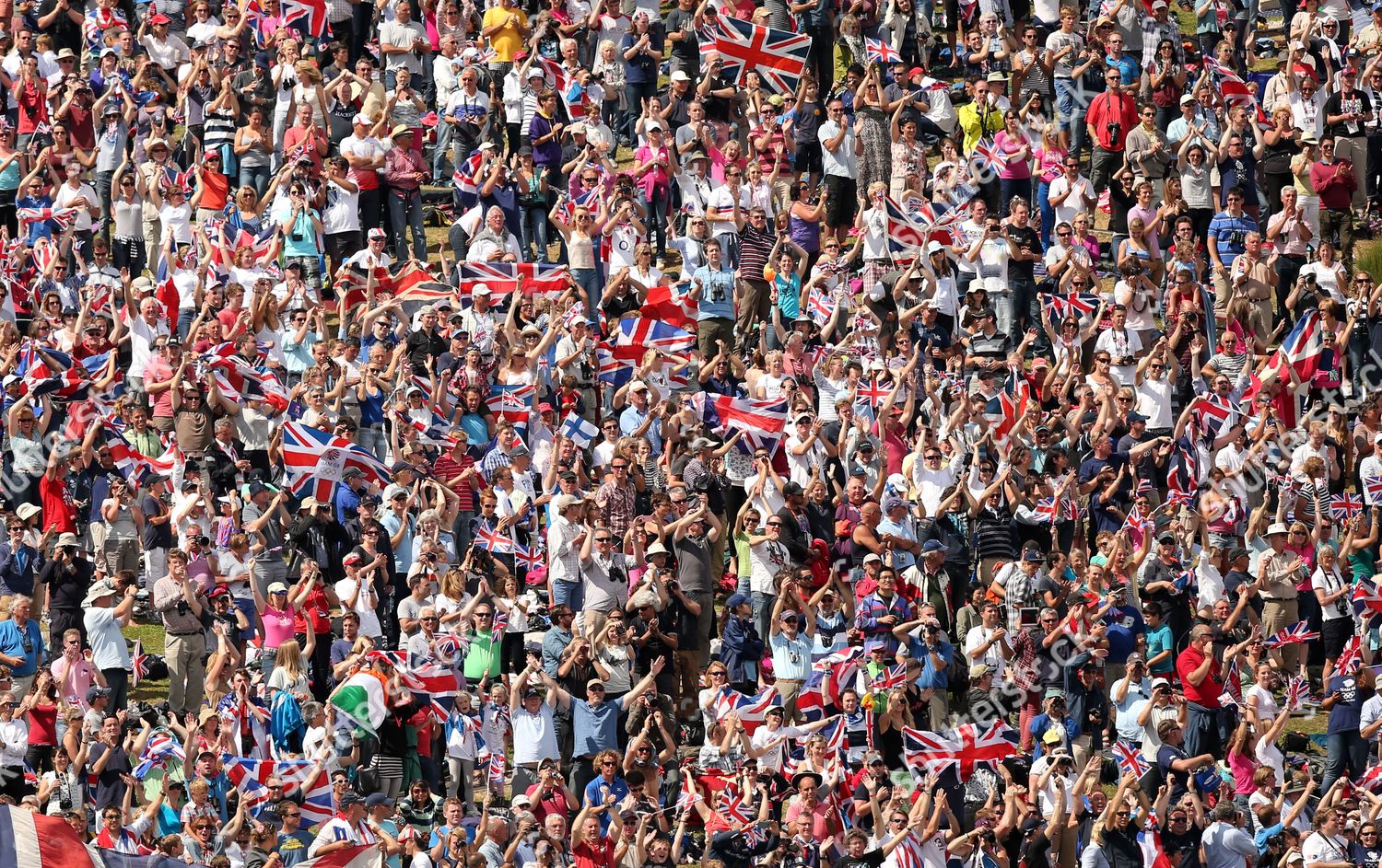 British Fans Cheer Ben Ainslie Great Editorial Stock Photo - Stock ...