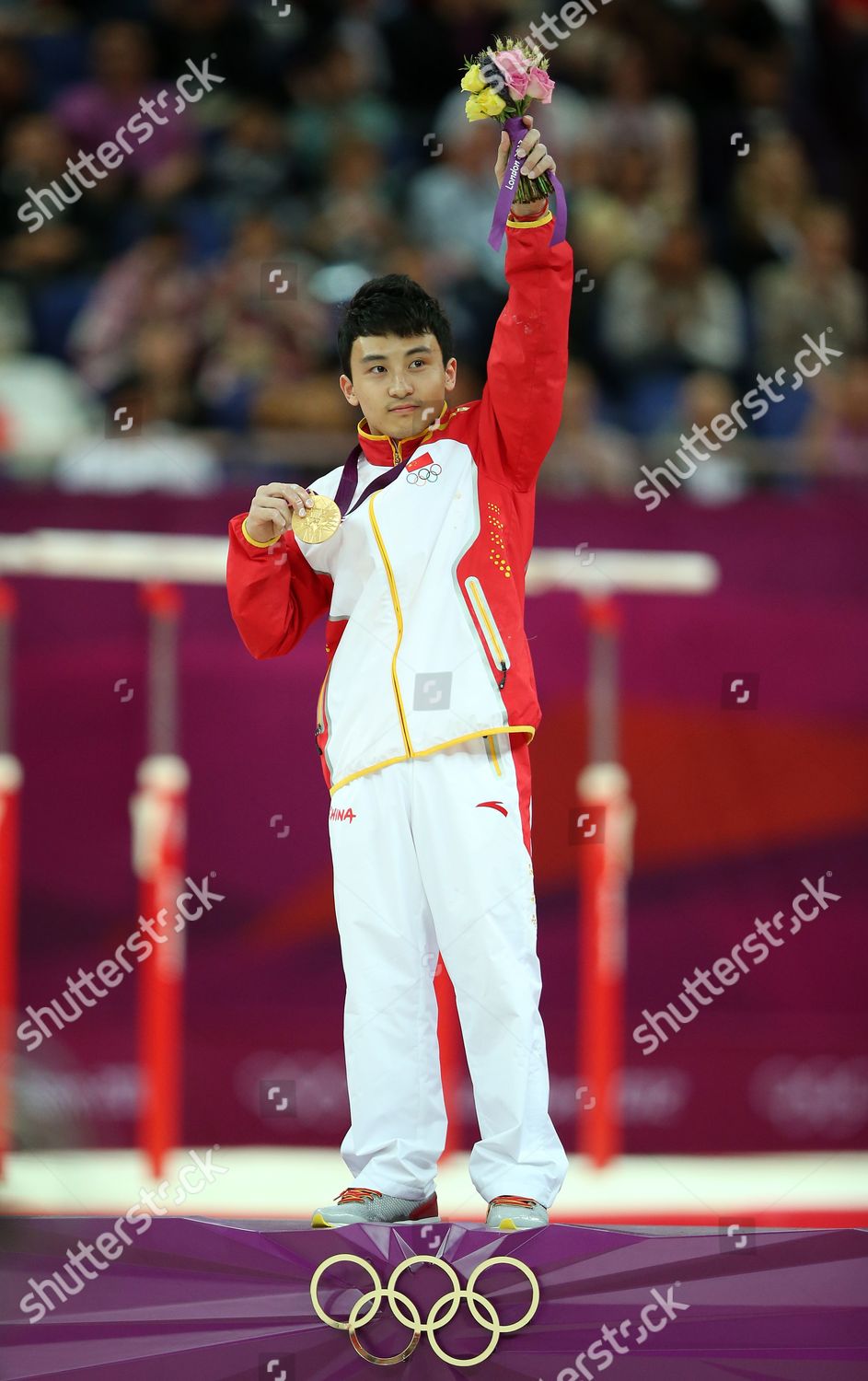 Zhe Feng China Celebrates His Gold Editorial Stock Photo - Stock Image ...