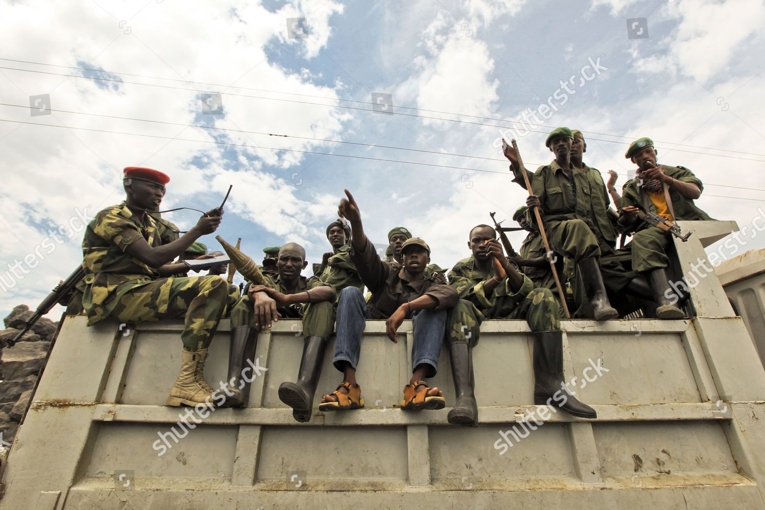 Group M23 Rebel Fighters Aboard Truck Editorial Stock Photo - Stock ...