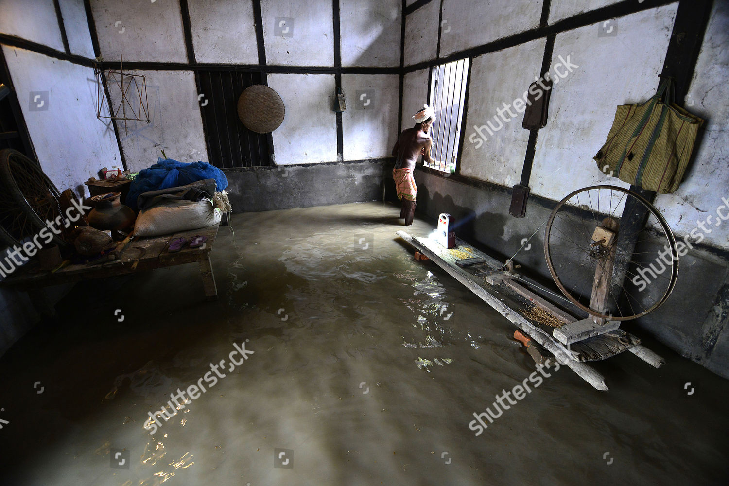 Man Closes Windows His Home Which Editorial Stock Photo - Stock Image ...
