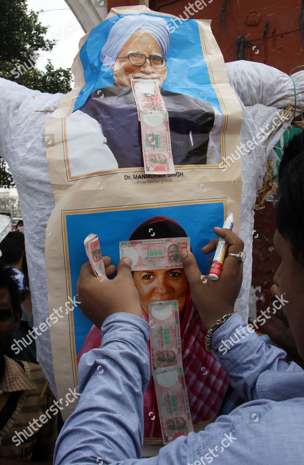 Activists Bharatiya Janta Party Bjp Paste Editorial Stock Photo - Stock ...