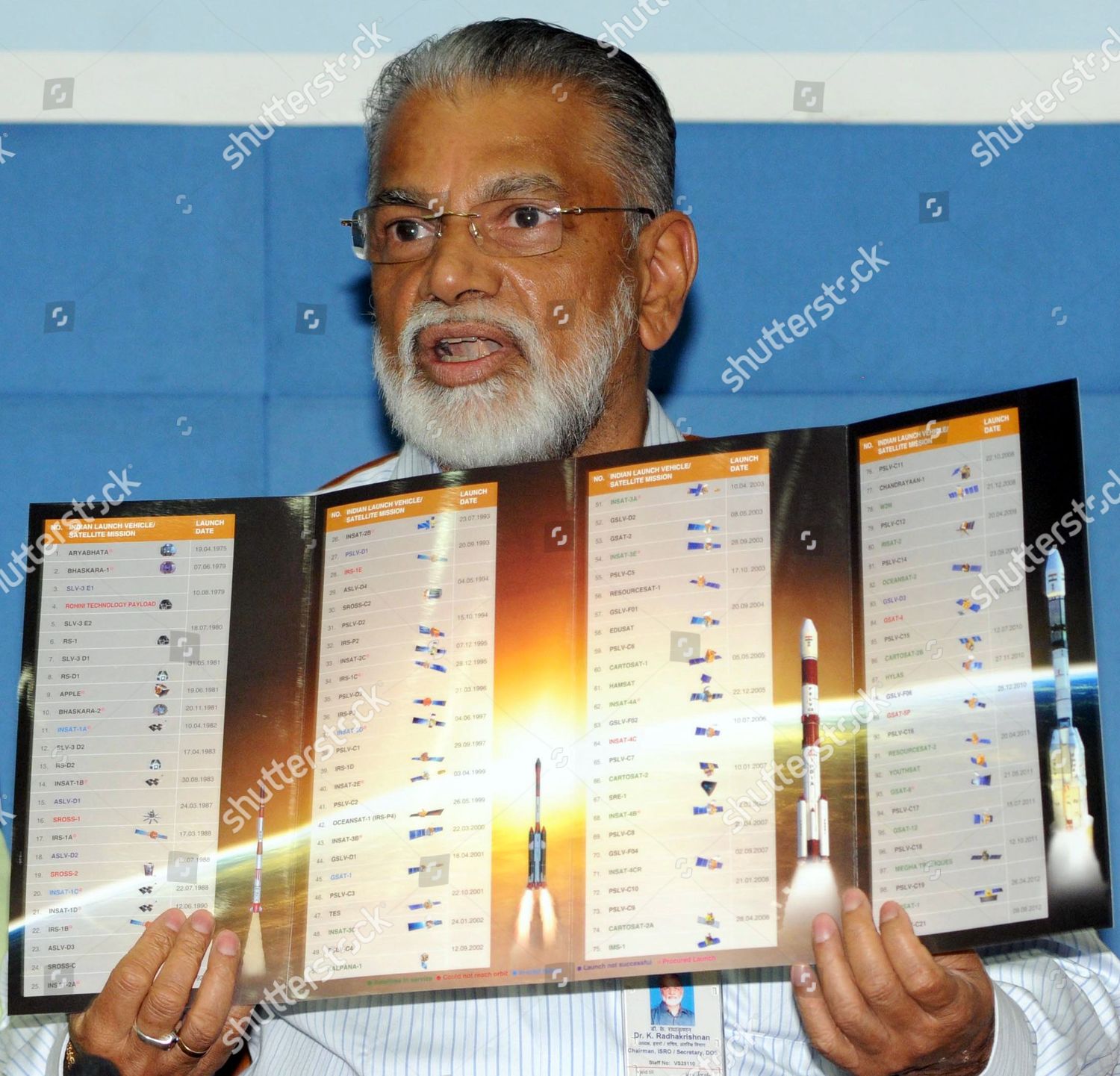 Chairman Indian Space Research Organisation Isro Editorial Stock Photo ...