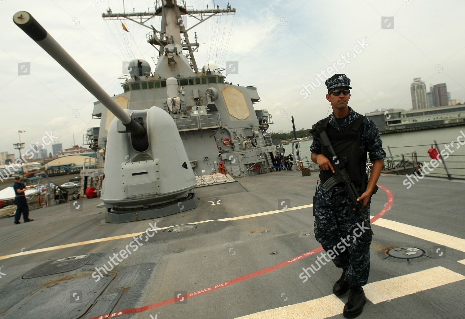 Armed Sentinel On Duty Seen On Editorial Stock Photo - Stock Image ...