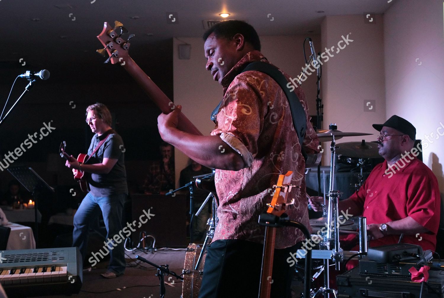 Bass Guitar Player Gary Grainger C Editorial Stock Photo - Stock Image ...
