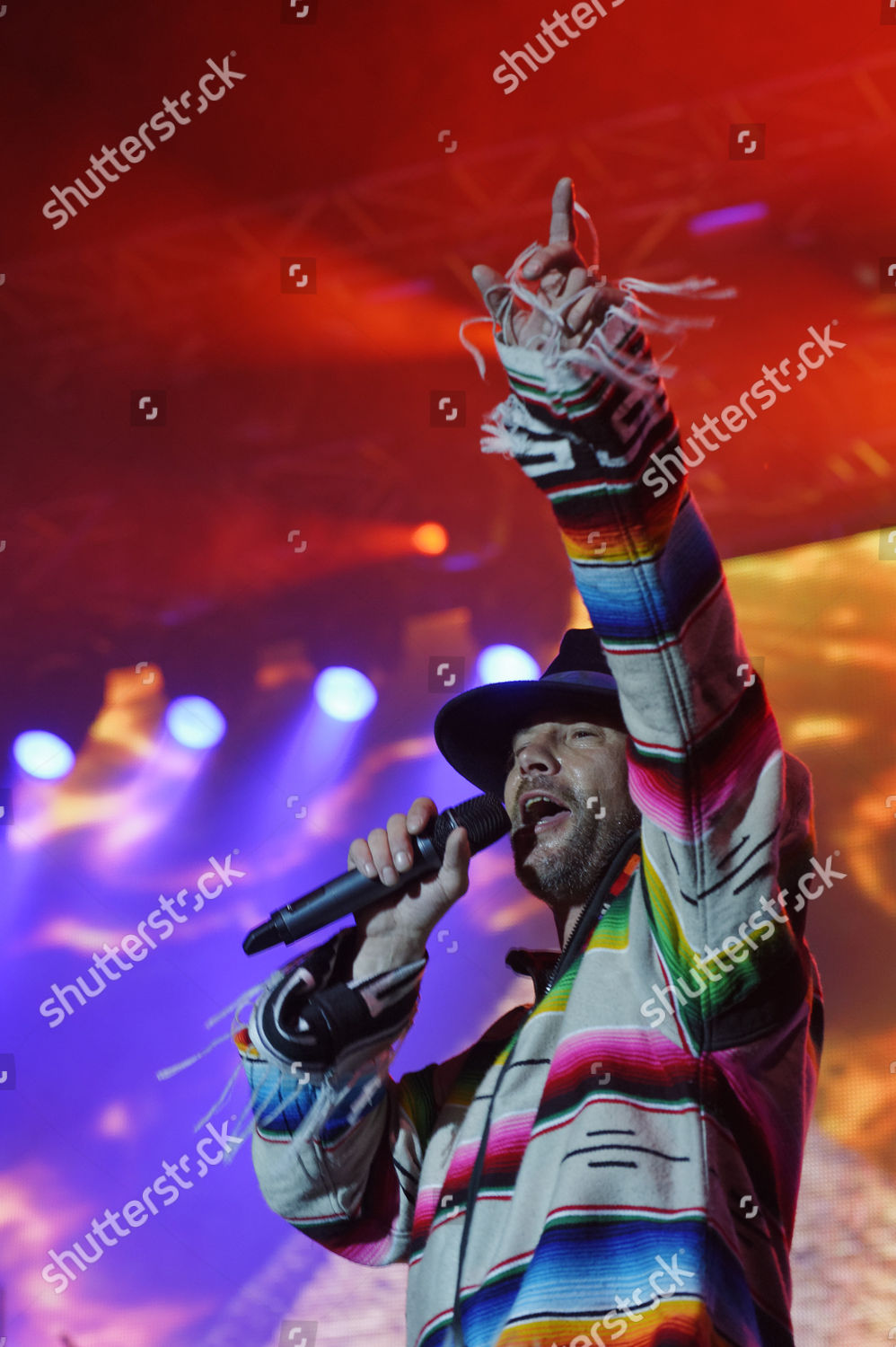 British Singer Jay Kay Performs His Editorial Stock Photo - Stock Image ...