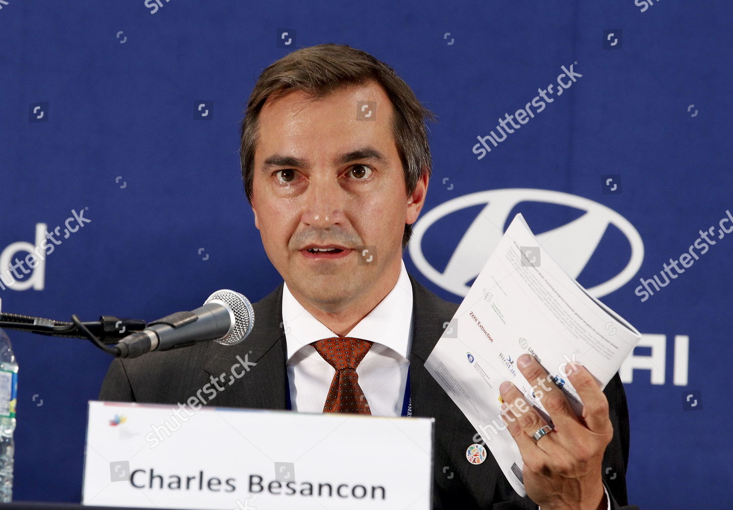 Charles Besancon Head Protected Areas Programme Editorial Stock Photo ...