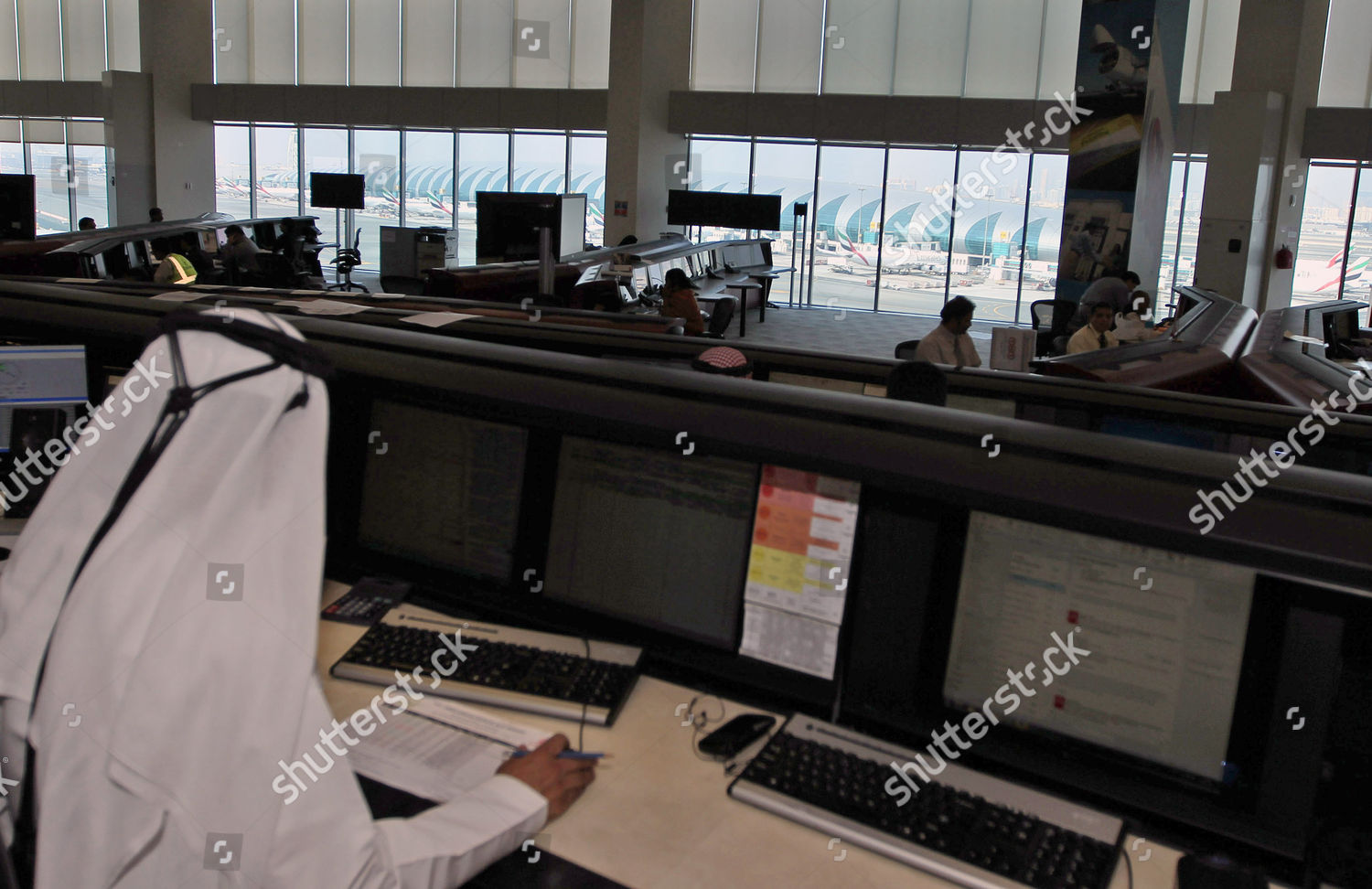 Employees Work Emirates Network Control Centre Editorial Stock Photo ...
