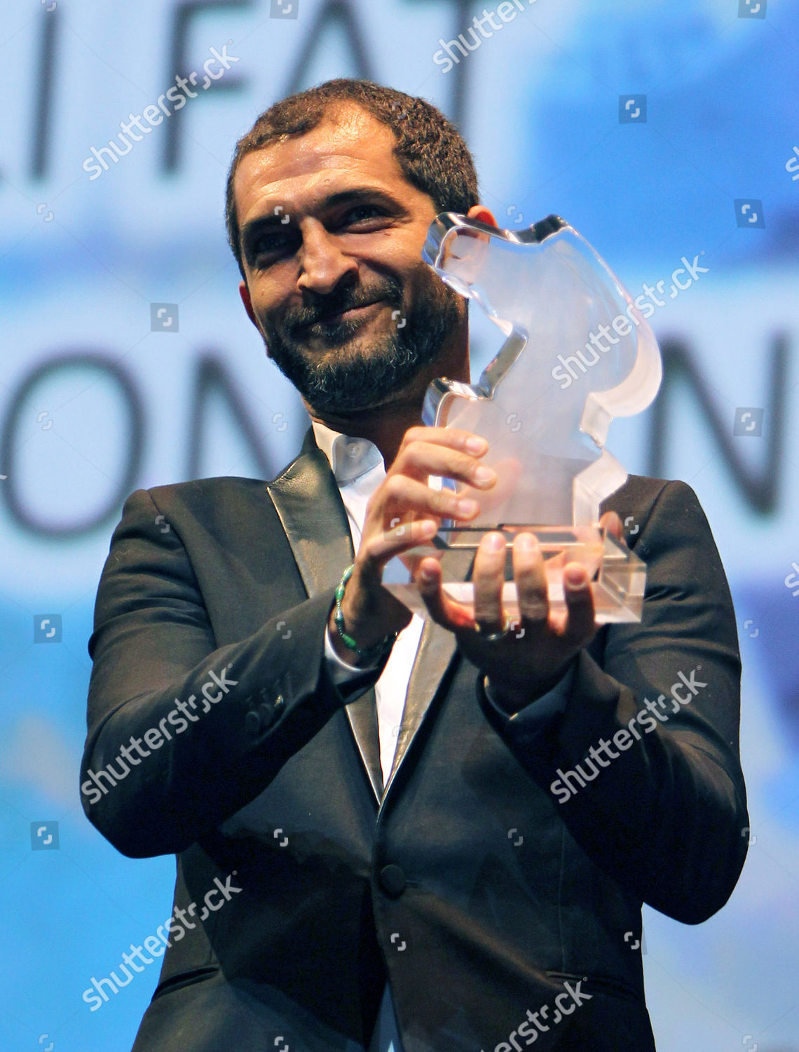 Egyptian Actor Amr Waked Holds His Editorial Stock Photo - Stock Image ...