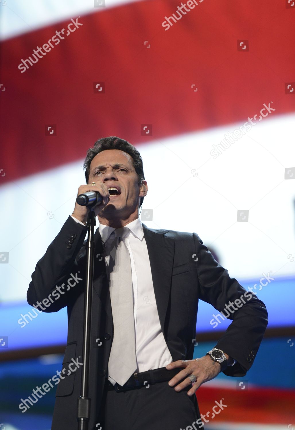 Singer Mark Anthony Final Session Democratic Editorial Stock Photo ...