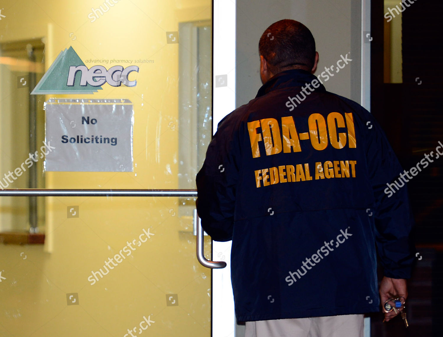 Federal Drug Administration Agent Enters Offices Editorial Stock Photo ...