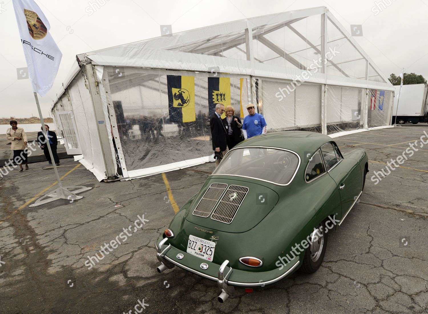 Vintage Porsche Owner Attends Groundbreaking Ceremony Editorial Stock ...