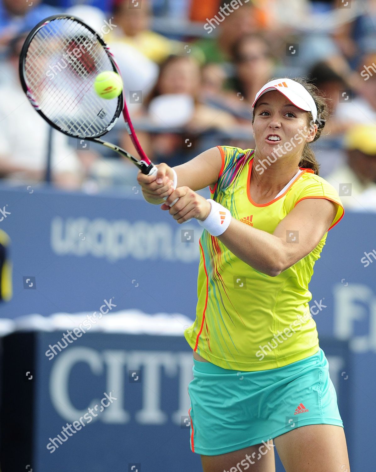 Laura Robson Great Britain Hits Return Editorial Stock Photo - Stock ...