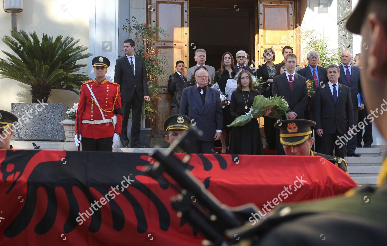 Family Members Dignitaries Pay Their Last Editorial Stock Photo - Stock ...