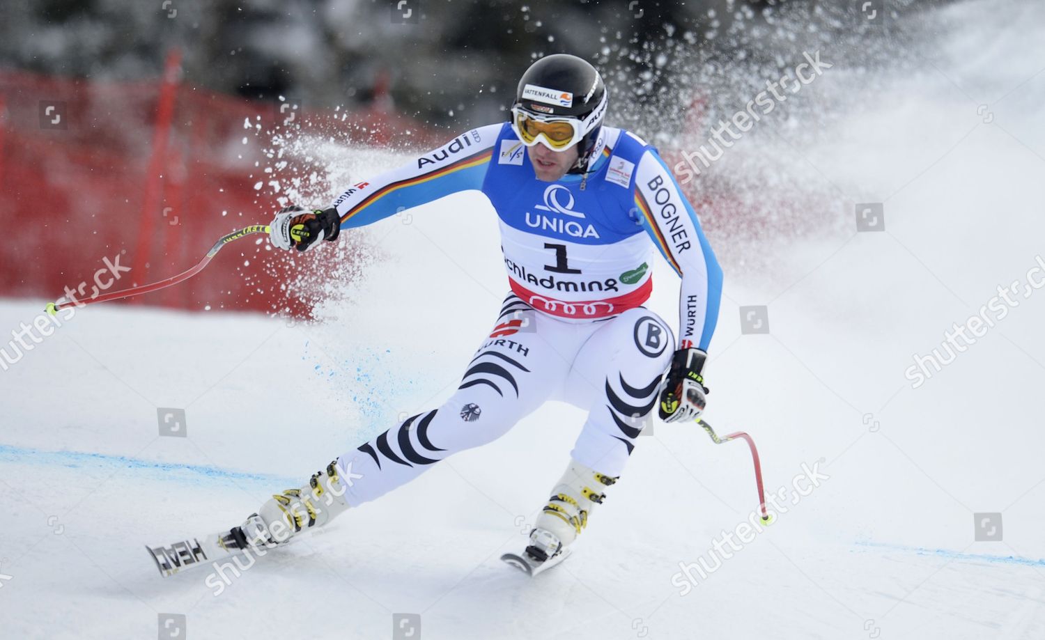 Stephan Keppler Germany Speeds Down Slope Editorial Stock Photo - Stock ...