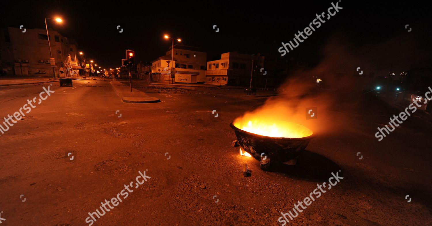 Fire On Street Daih Village Streets Editorial Stock Photo - Stock Image ...
