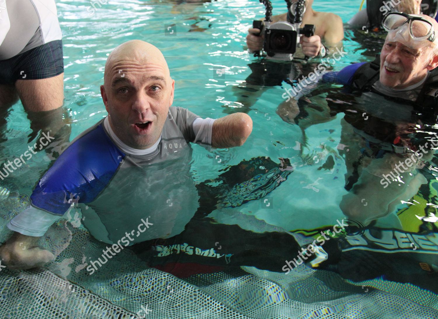 Quadruple Amputee French Philippe Croizon Reacts Editorial Stock Photo ...