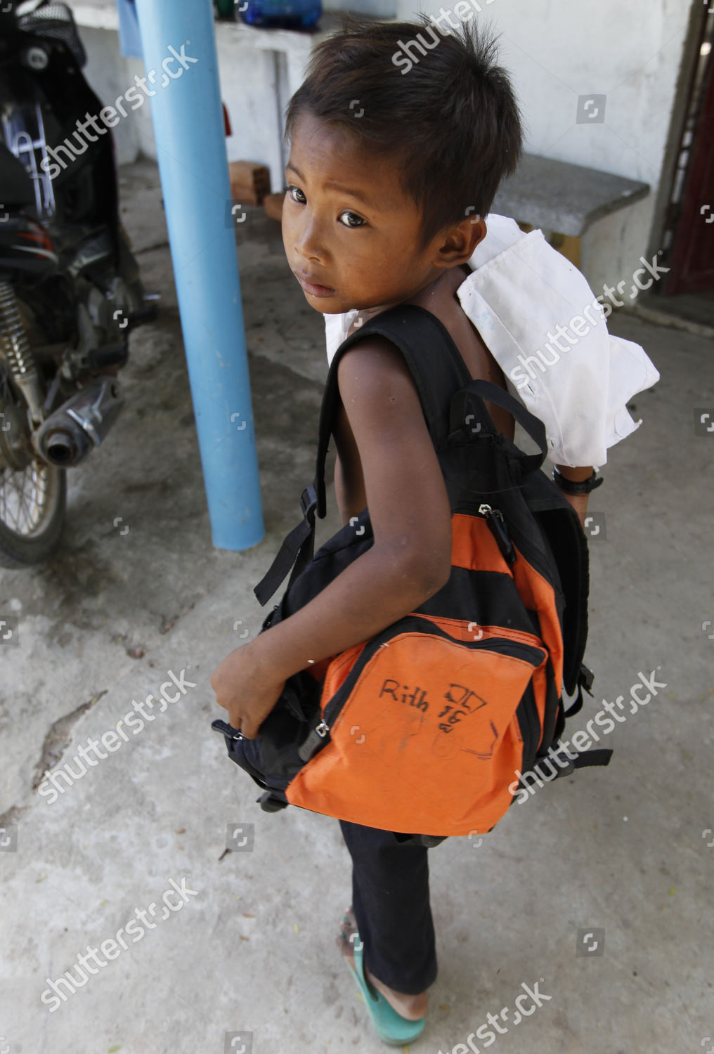 Cambodian Orphan Whose Parents Had Human Editorial Stock Photo - Stock ...