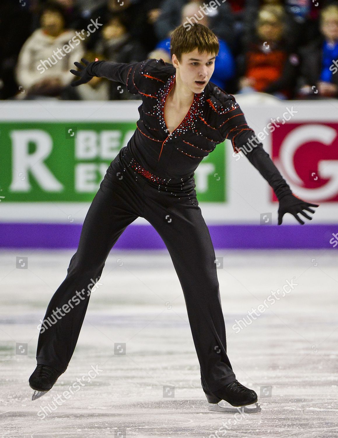 Viktor Romanenov Estonia Performs During Mens Editorial Stock Photo ...