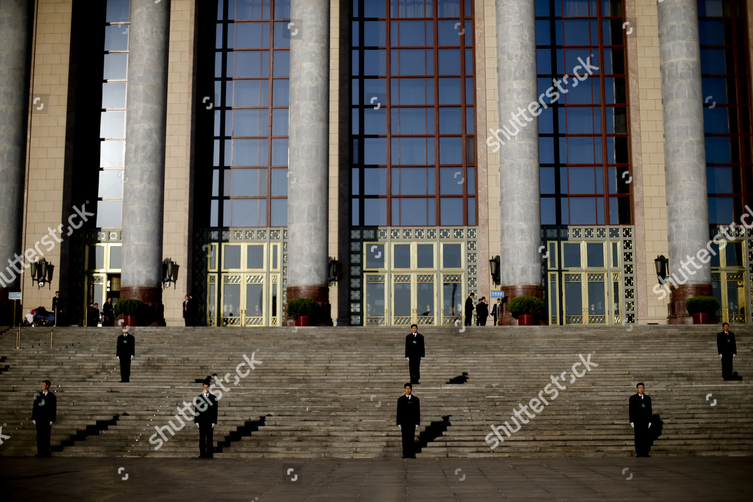 Soldiers Ushers Uniforms Stand Guard On Editorial Stock Photo - Stock ...