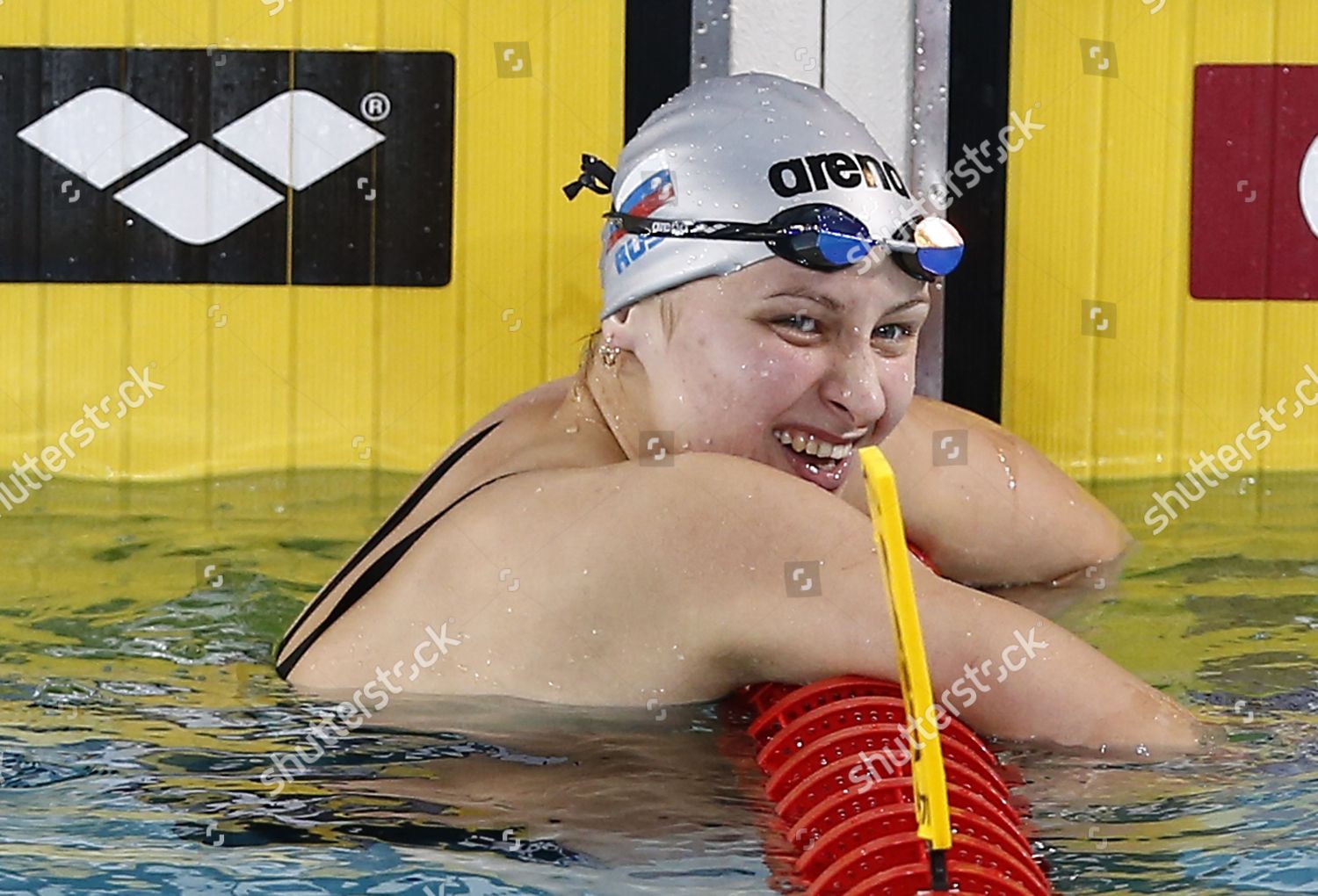 Veronika Popova Russia Celebrates Winning Womens Editorial Stock Photo ...