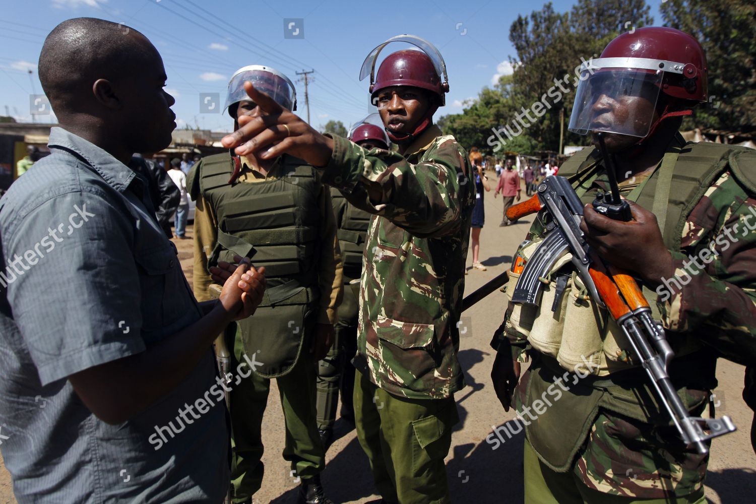 Paramilitary Police Officers General Service Unit Editorial Stock Photo ...